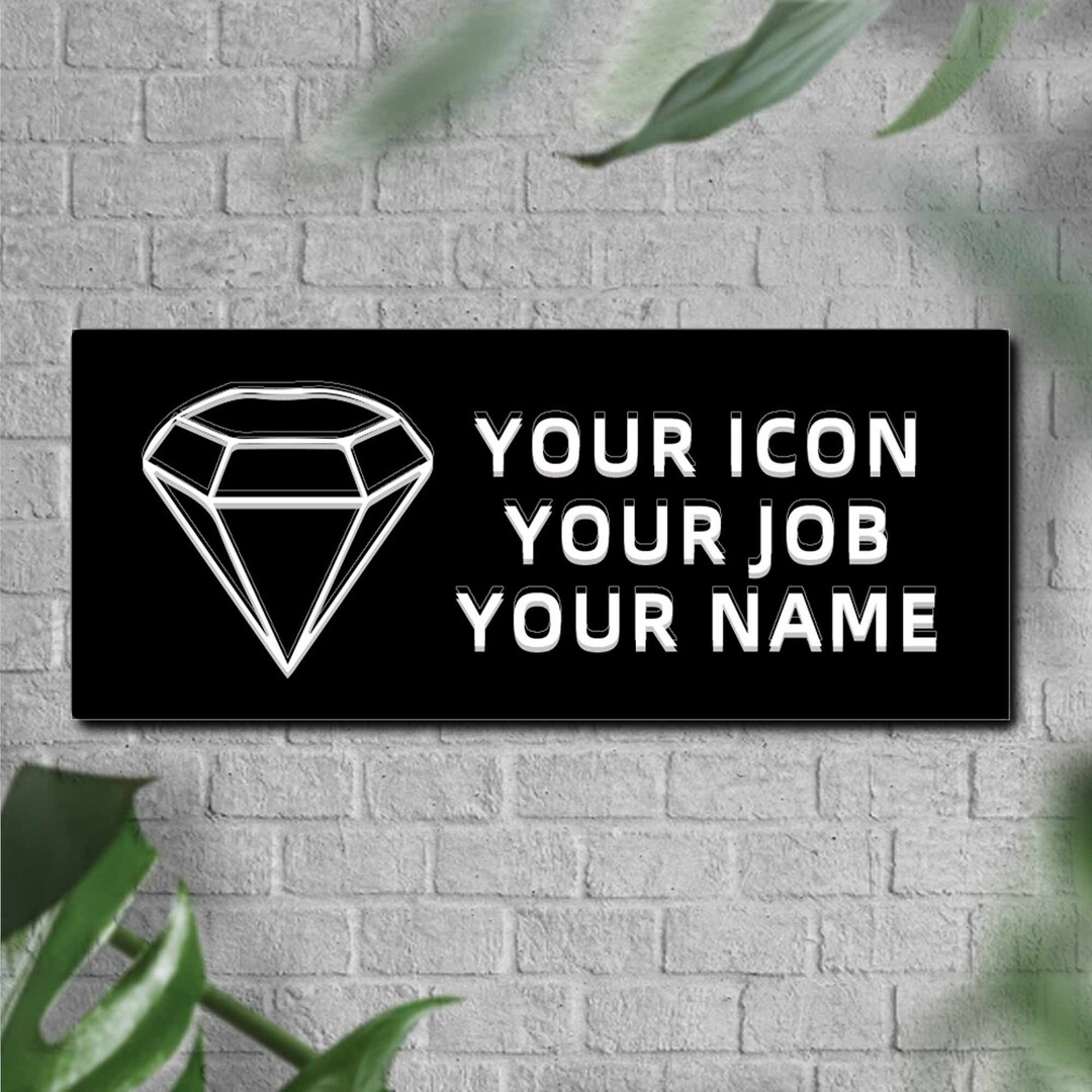 Custom Business Logo Sign,personalized Text Door Signs,modern Office ...