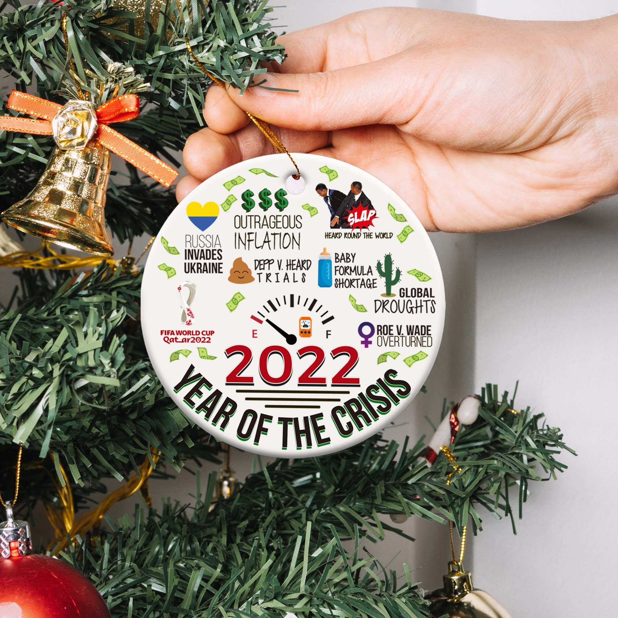 Funny 2022 Christmas Ornaments