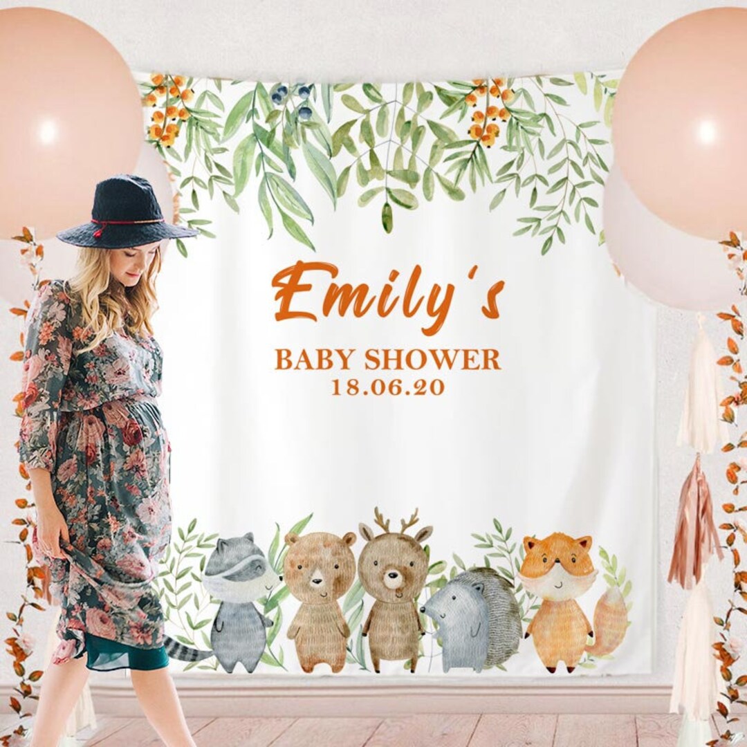 Custom Baby Shower Backdrop Baby - Etsy