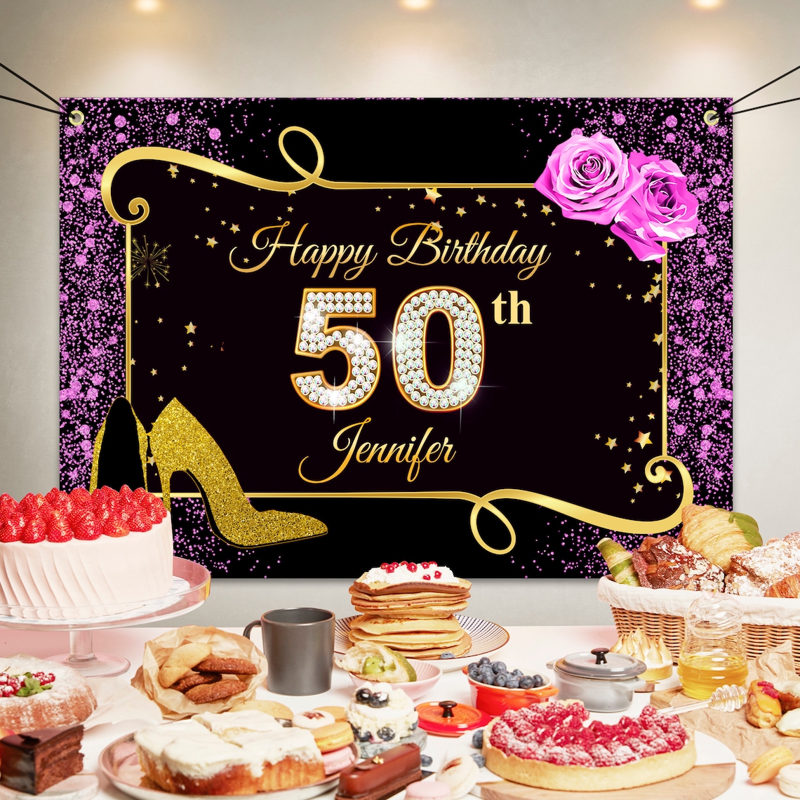 Custom Birthday Backdrop/birthday Photo Backdrop/happy - Etsy