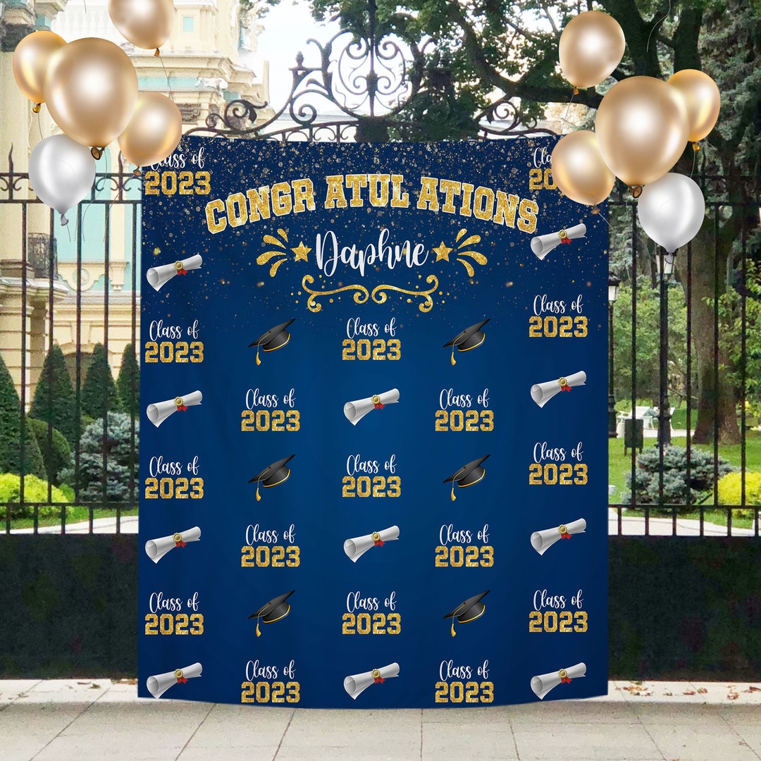 Custom Graduation Backdropclass of Step and Repeat - Etsy