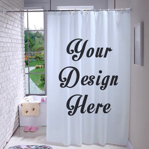 Custom Photo Shower Curtains Custom Image Shower Curtain Etsy