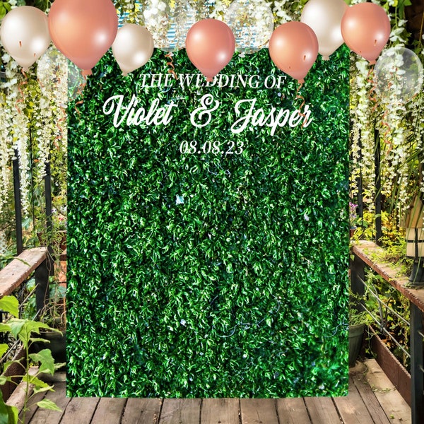 Greenery Wall Backdrop for Wedding - Etsy