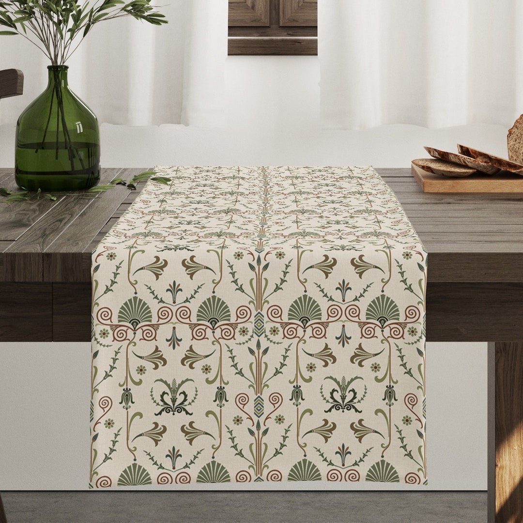 Boho Table Runner,vintage Dining Table Runner,farmhouse Indoor Outdoor ...