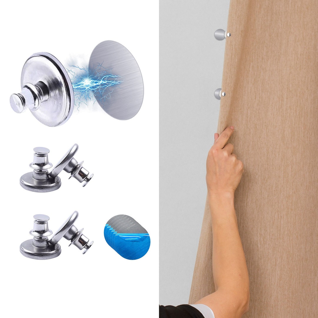 Curtain Magnets Closure,metal Magnetic Curtain Clips,curtain Weights ...