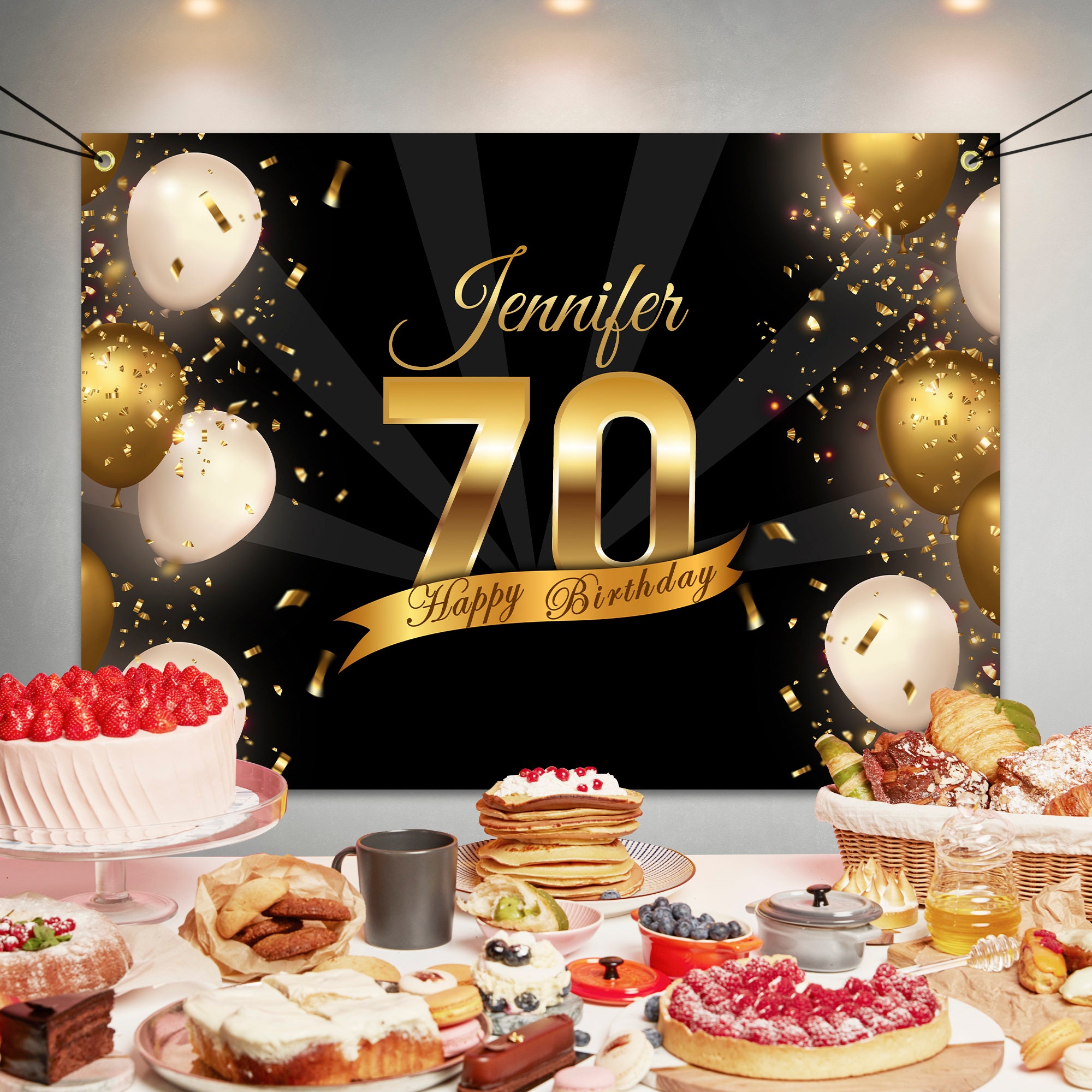 Custom Birthday Backdrop/birthday Photo Backdrop/happy - Etsy