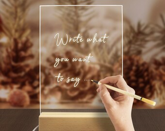 Light up Whiteboard - Etsy