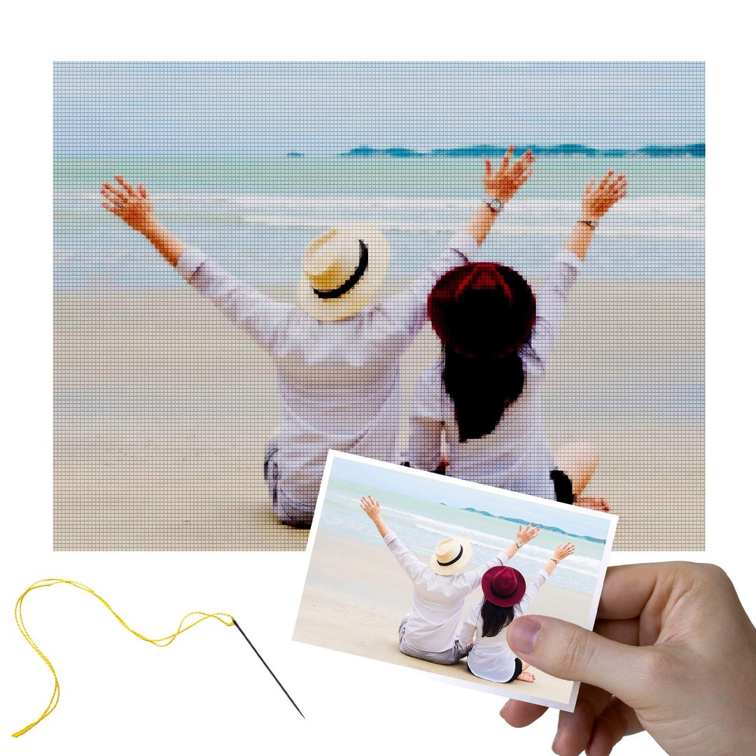 Custom Cross Stitch Kit,counted Cross Stitch,starter Cross Stitch for ...