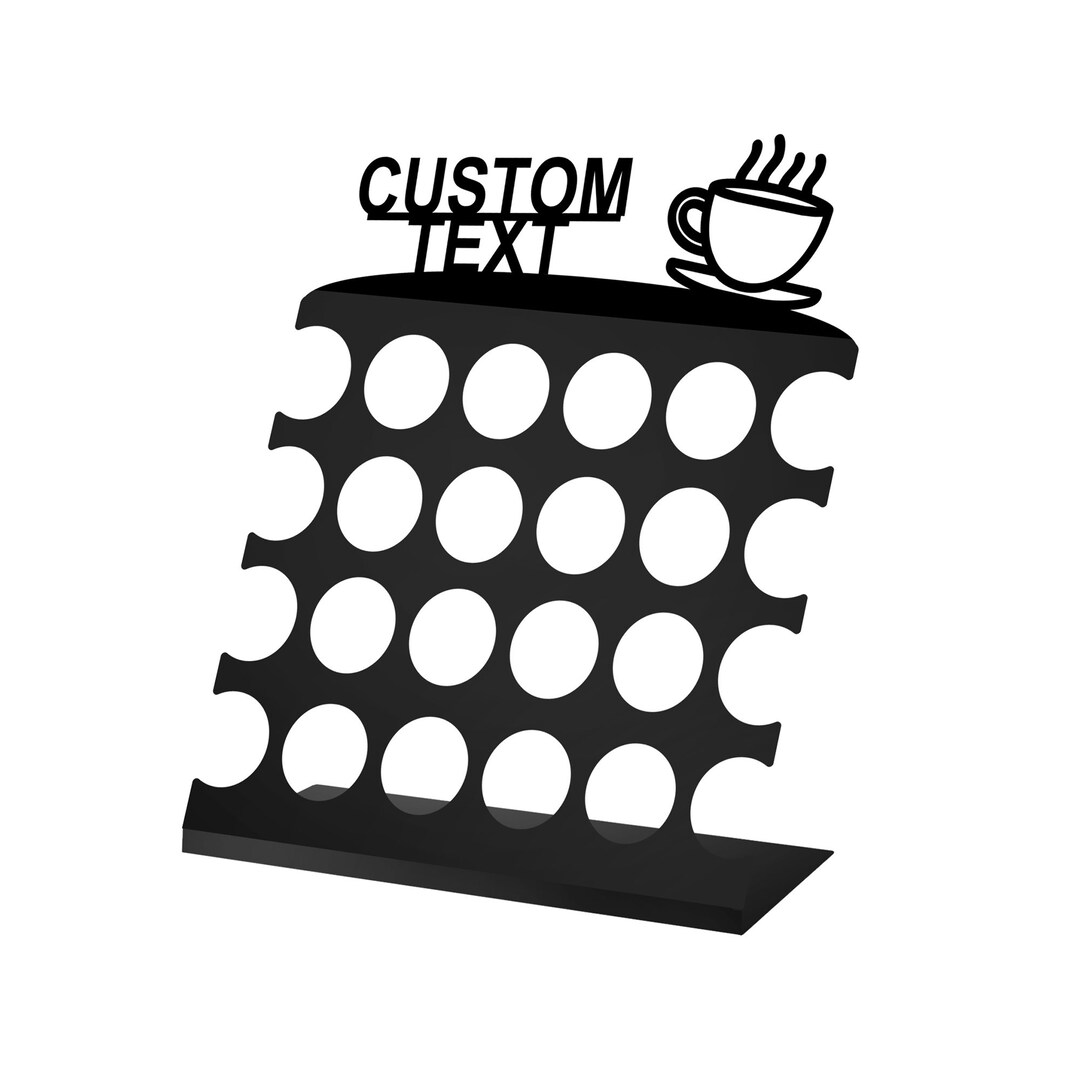 Custom Metal K Cup Holder Display Personalized Coffee K Cup Holder ...
