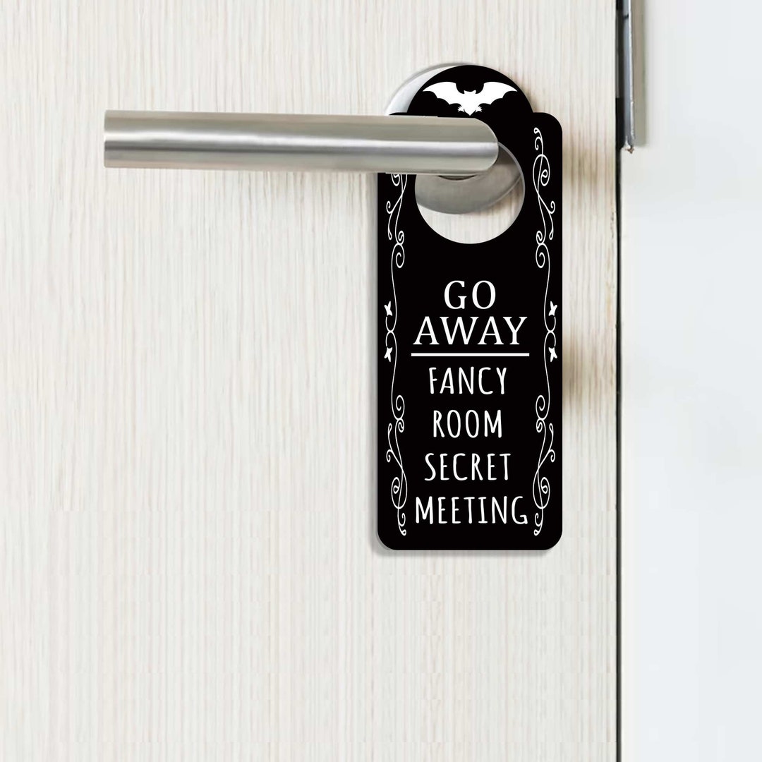 Go Away Door Hangerreversible Sign for Door Handledoor Knob - Etsy