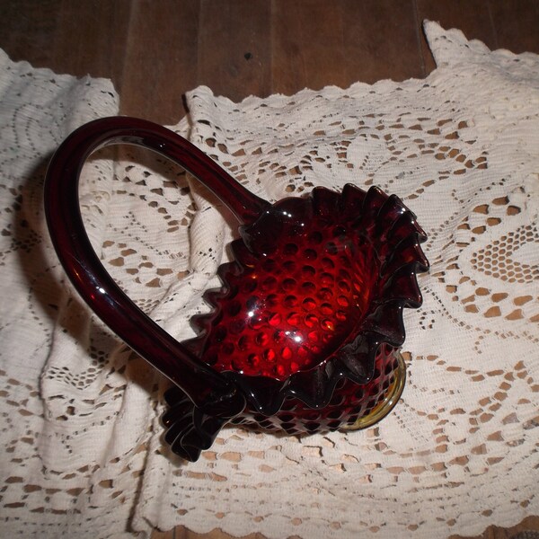 Fenton Ruby - Etsy