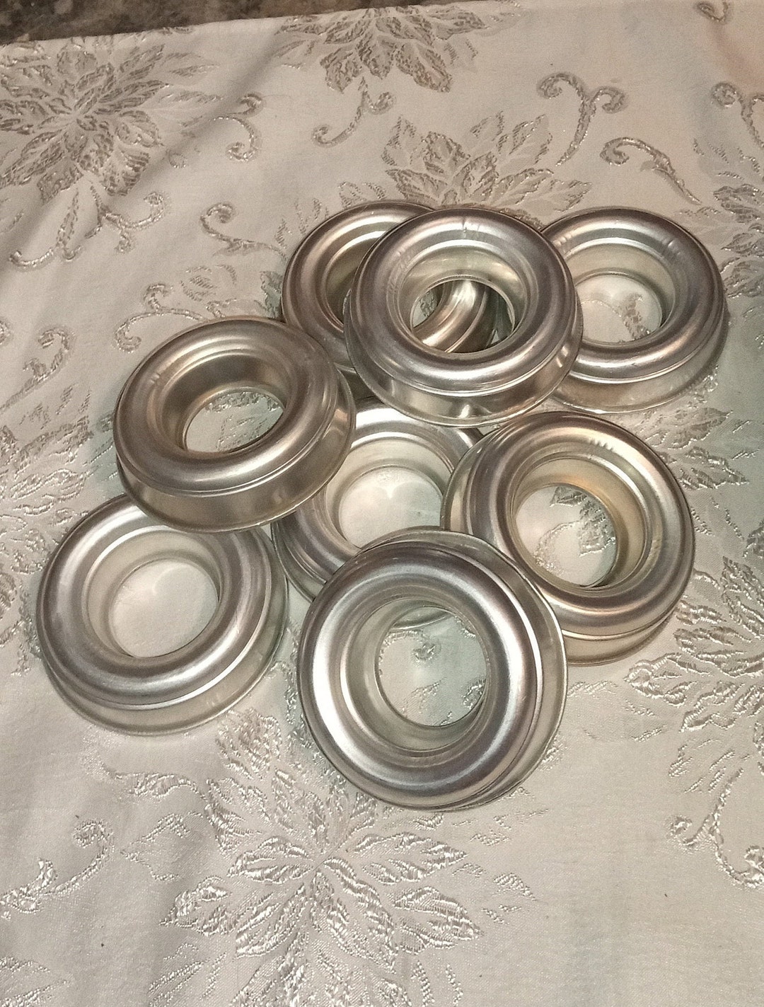 Vintage Aluminum Circular Ring Tins-tart Molds - Etsy