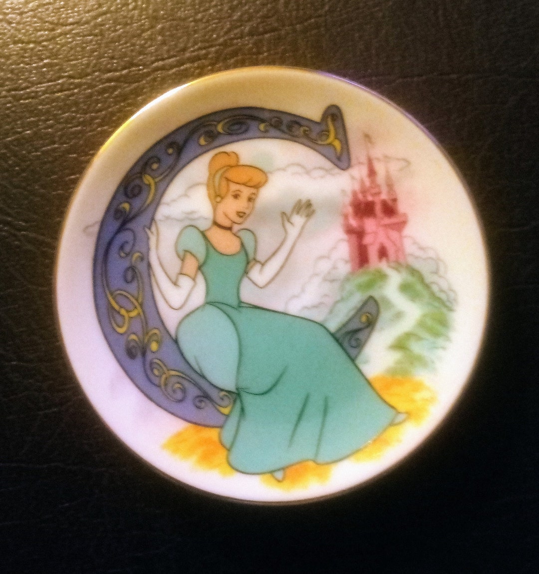 Disney's Alphabet c Cinderella Miniature Plate - Etsy