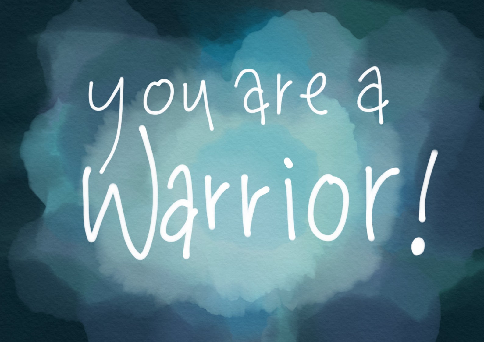 You Are a Warrior Positive Affirmation. | Etsy