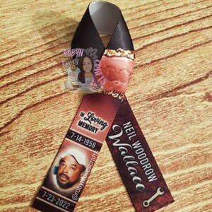 Custom Memorial Ribbons or Heavenly Birthday Ribbons - Etsy