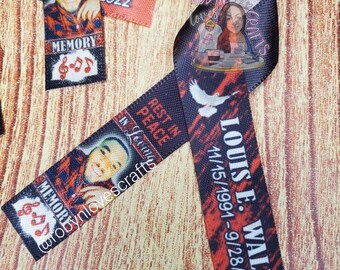 Custom Memorial Ribbons - Etsy
