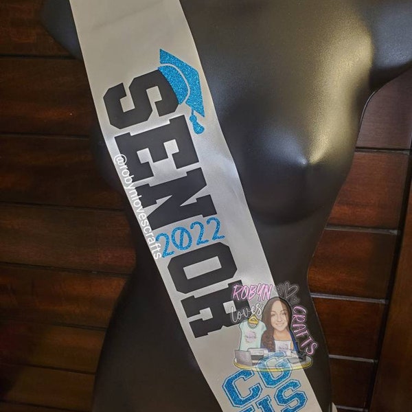 Senior Sash - Etsy