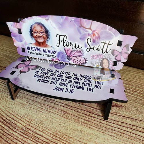 Small Memorial Bench Memorial Keepsakes Memorial Table Mini - Etsy