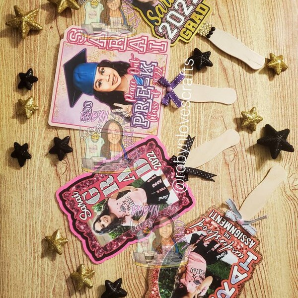 Graduation Fans With Pictures - Etsy