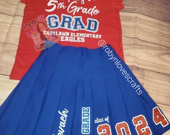 Elementary Graduation Outfit - Pre-k, Kindergarten, 5th Grade Grad Set ...