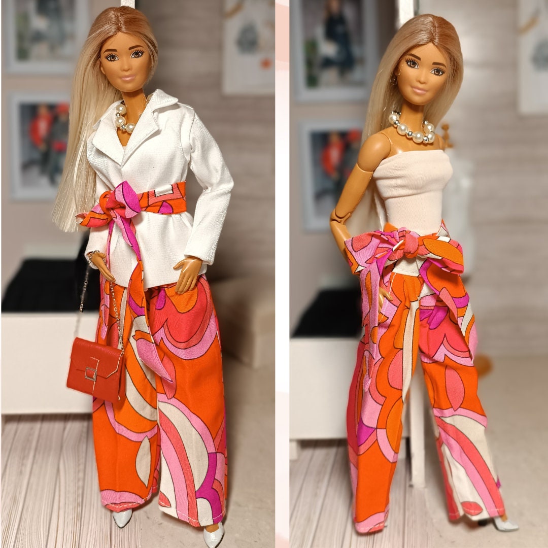 Jacket With Belt,top,pants, Necklace and for Regular 11 Inch 30cm ...