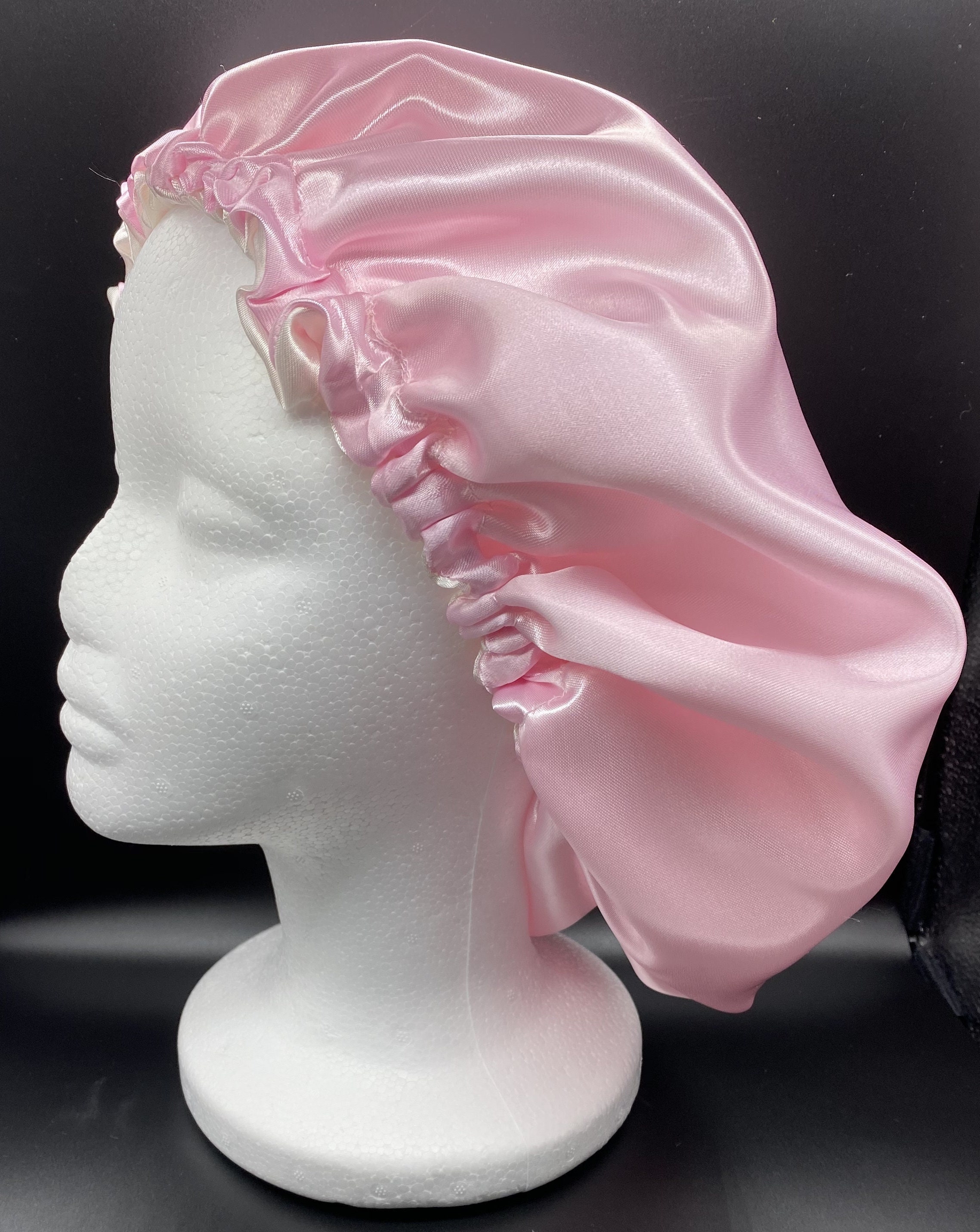 Small Reversible Satin Bonnet