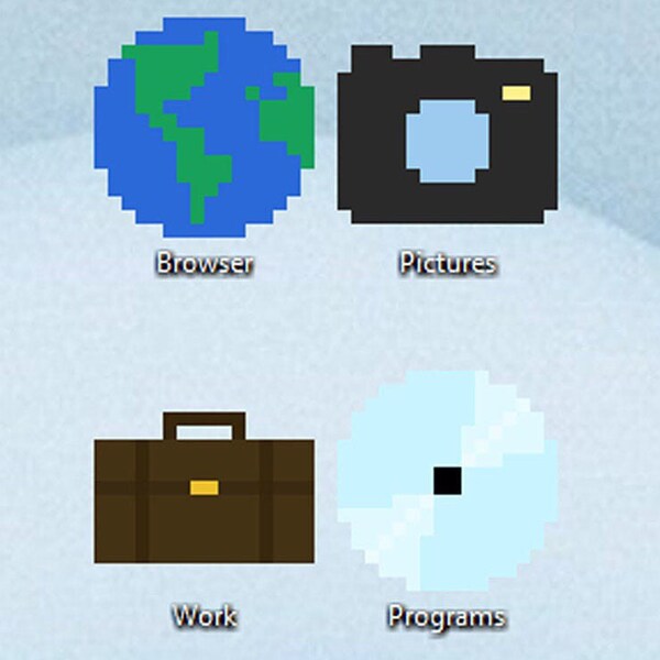 Desktop Wallpaper Pixel - Etsy