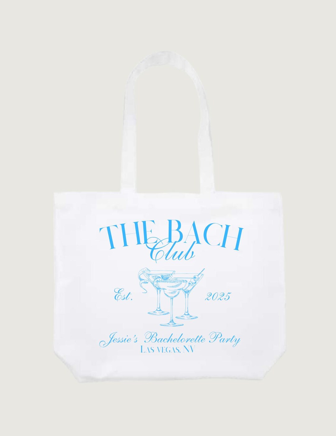 Custom Bachelorette Tote - Personalized Tote Bags - Beach Bags ...