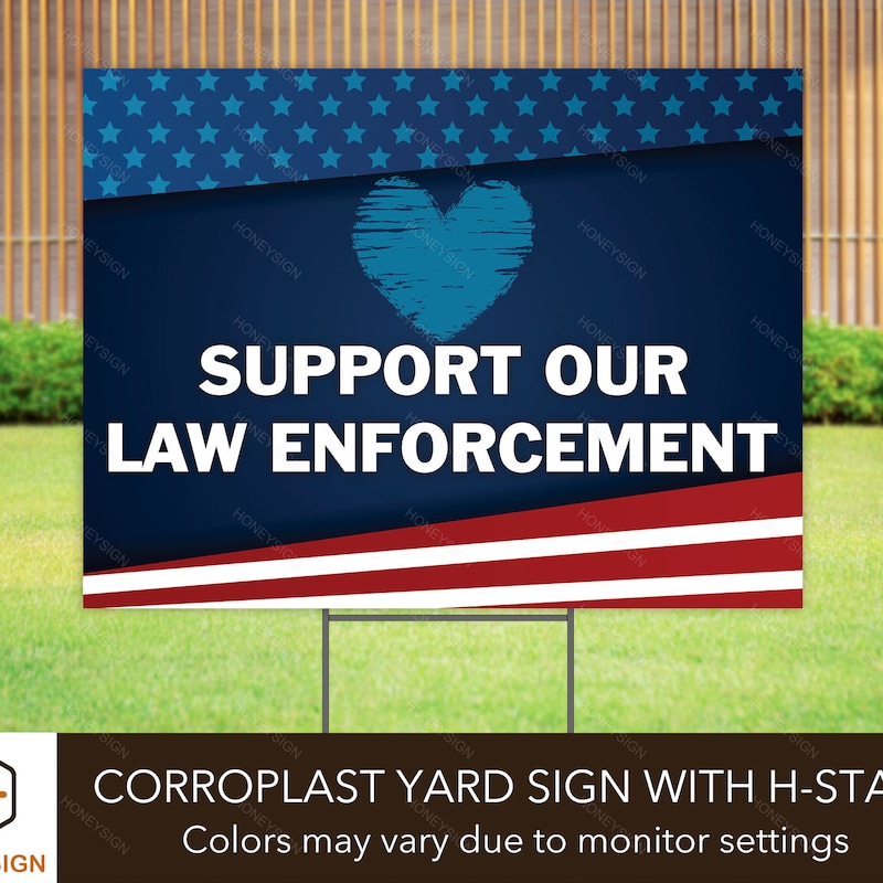 Law Enforcement Sign - Etsy