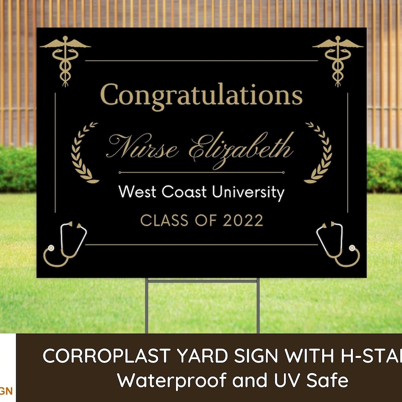 Nurse Graduation Yard Signs - Etsy