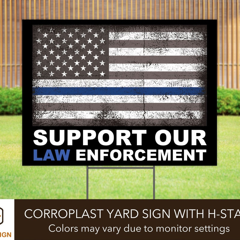 Law Enforcement Sign - Etsy