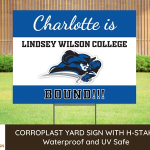 Personalized College Bound Yard Sign College Bound Gift - Etsy