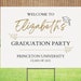 Graduation Welcome Yard Sign, Personalized Senior High School College ...