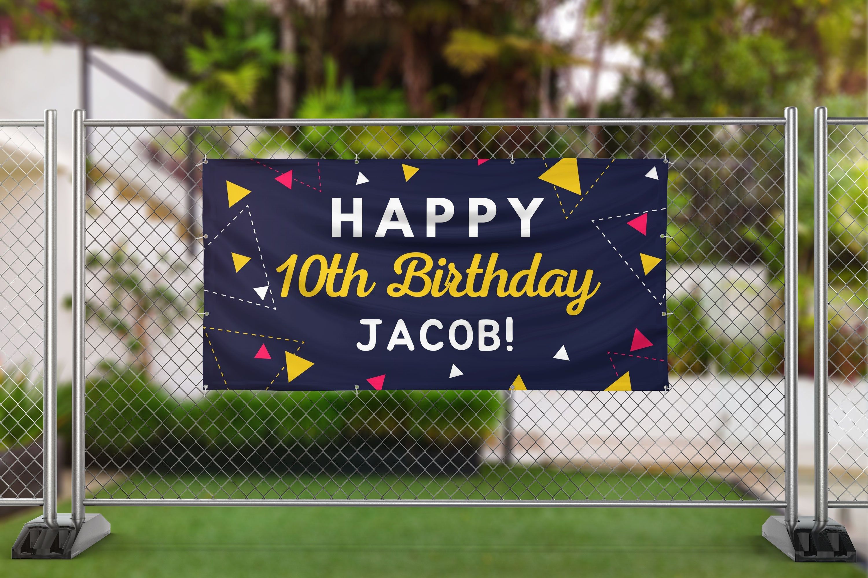 Happy Birthday Banner, Custom Birthday Banner, Outdoor Indoor Banner ...