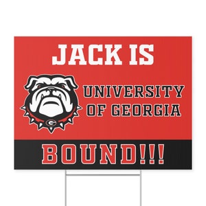 College Bound Sign Class of 2024 High School Graduation Sign Senior ...