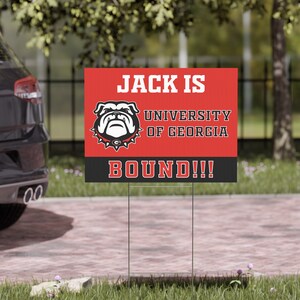 College Bound Sign Class of 2024 High School Graduation Sign Senior ...