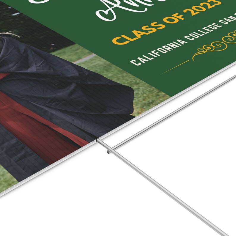 Graduation Yard Sign Graduation Party Decorations College - Etsy