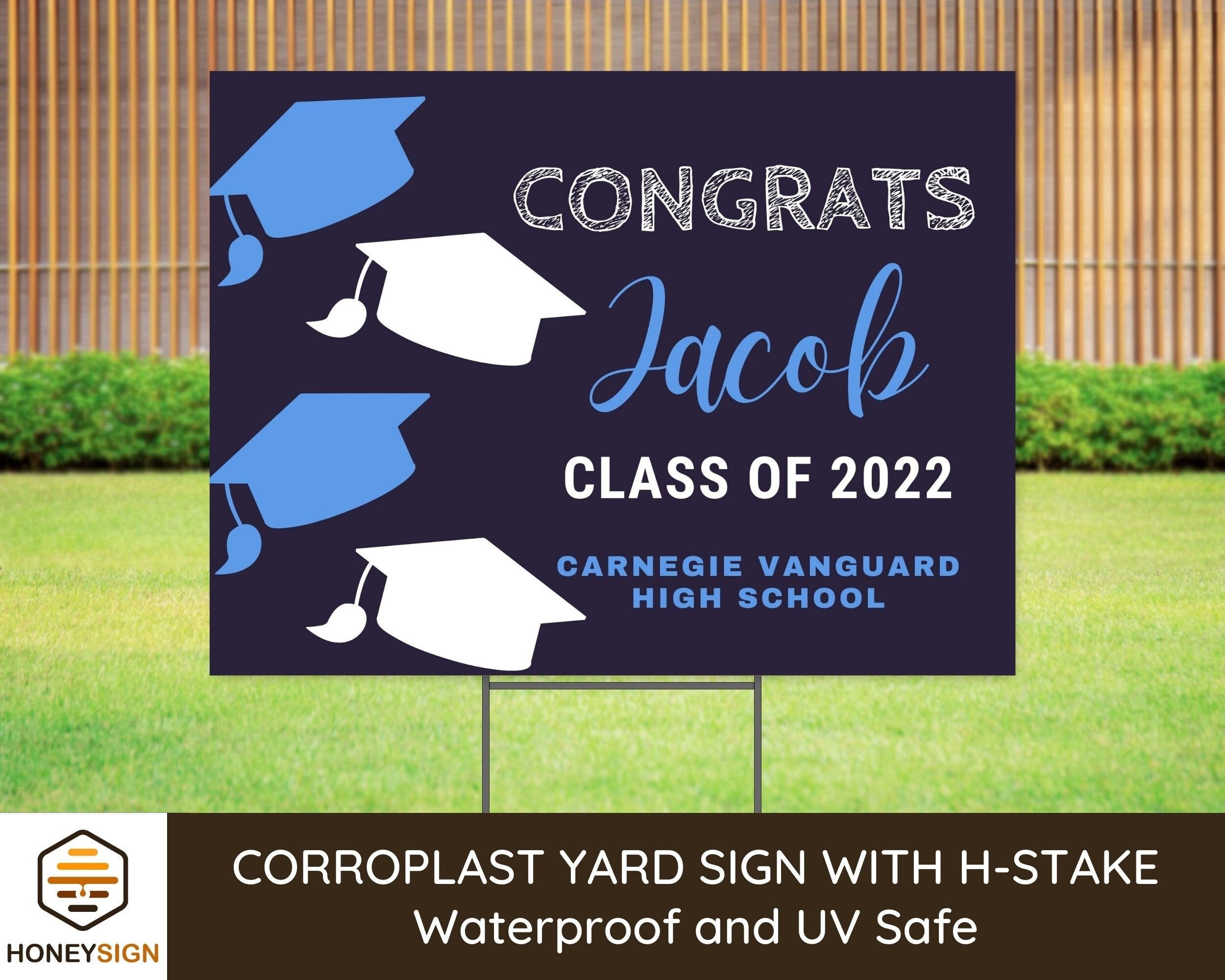 Party Décor Banners & Signs personalized graduation sign high school ...