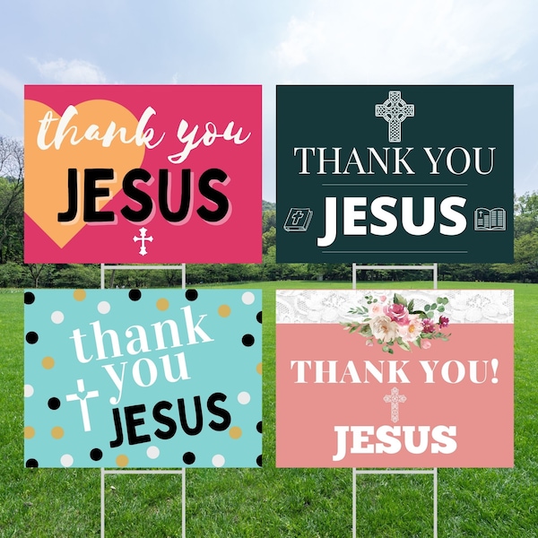 Christian Yard Signs - Etsy