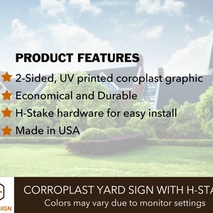 Vote to Make America Decent, Honorable and Kind Again Yard Sign With ...