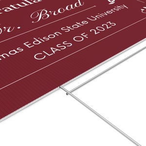 Doctor Graduation Party Decorations, Doctor Graduation Yard Sign ...