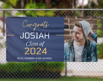 Personalized Graduation Banner Customizable Celebration Banner for ...