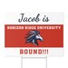 College Bound Yard Sign, College Bound Gift, College Logo Sign, 2024 ...