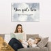 Custom Canvas Quote Sign, Personalized Wall Art, Framed Ready to Hang ...