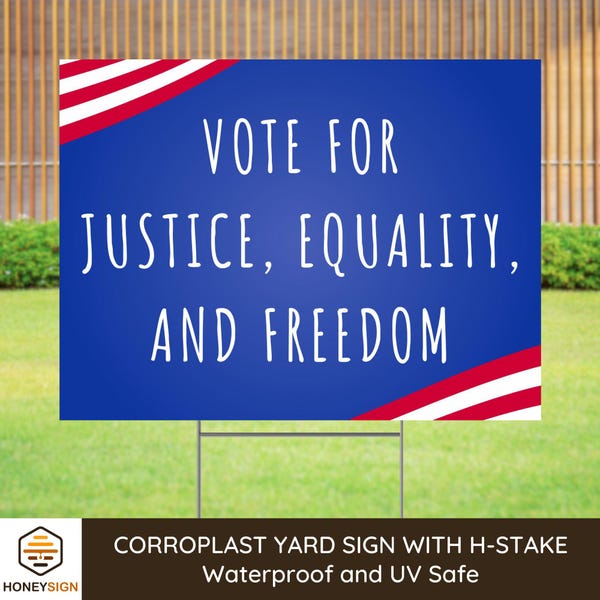 Political Yard Signs - Etsy