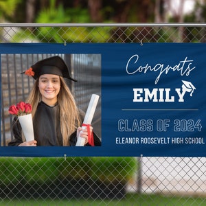 Custom Graduation Banner, Graduation Party Decorations, College ...