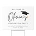 Graduation Welcome Sign, Graduate Decorations, Personalized High School ...