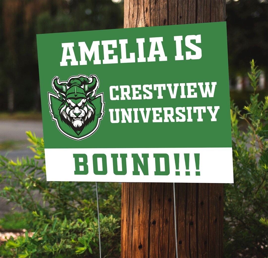 College Bound Sign Class of 2024 High School Graduation Sign Senior ...