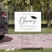 Graduation Welcome Sign, Graduate Decorations, Personalized High School ...