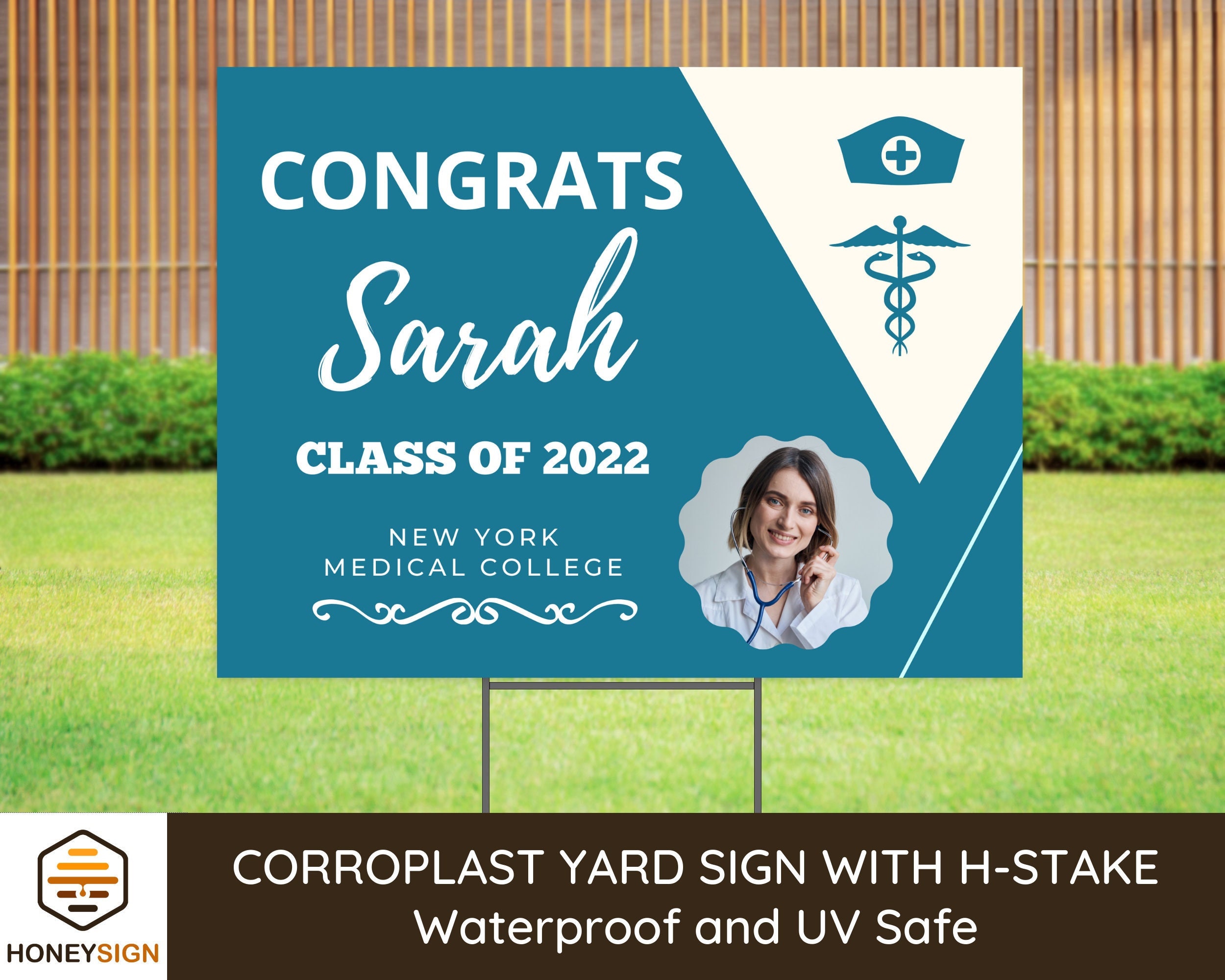 Nurse Grad Party Yard Sign, Nurse Graduation Party Decorations, Class ...
